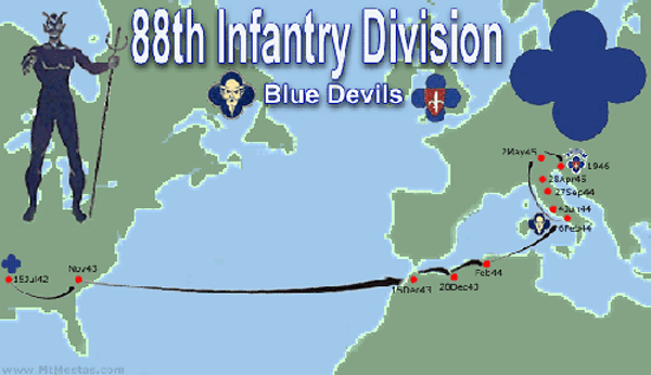 88th Infantry Division Blue Devils - MtMestas.com World War II Research ...